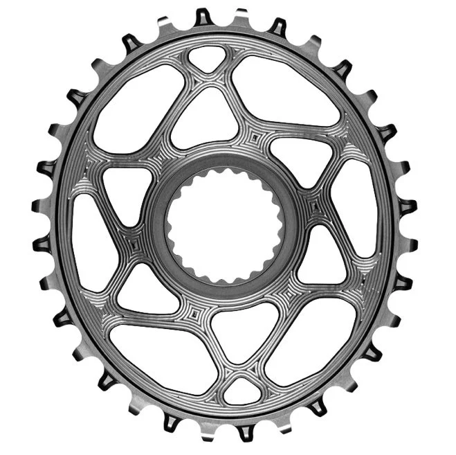 PLATEAU OVALE DIRECT MOUNT ABSOLUTE BLACK POUR PÉDALIER SHIMANO 12V ...